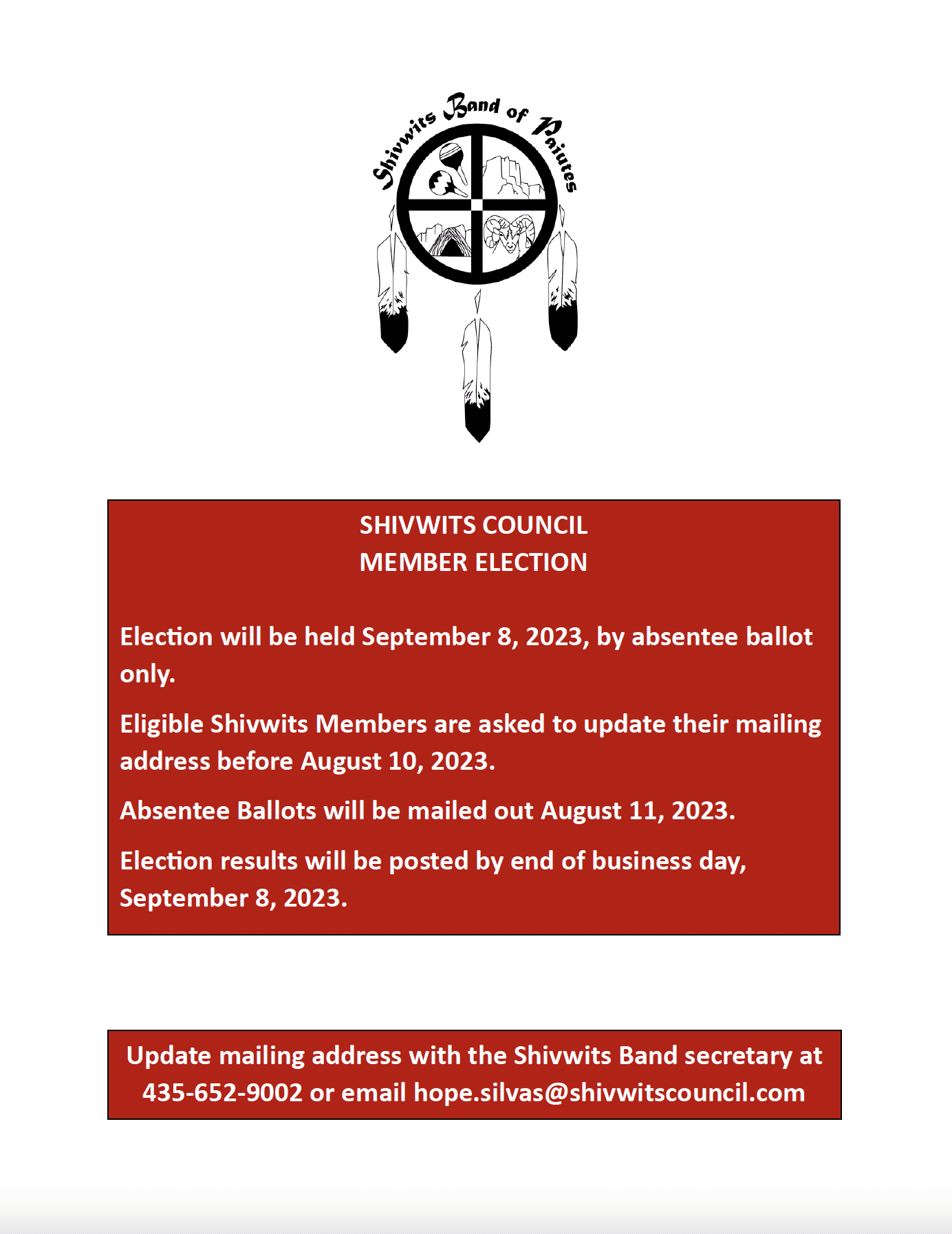 Shivwits Band of Paiutes | Official Website of the Shivwits Band