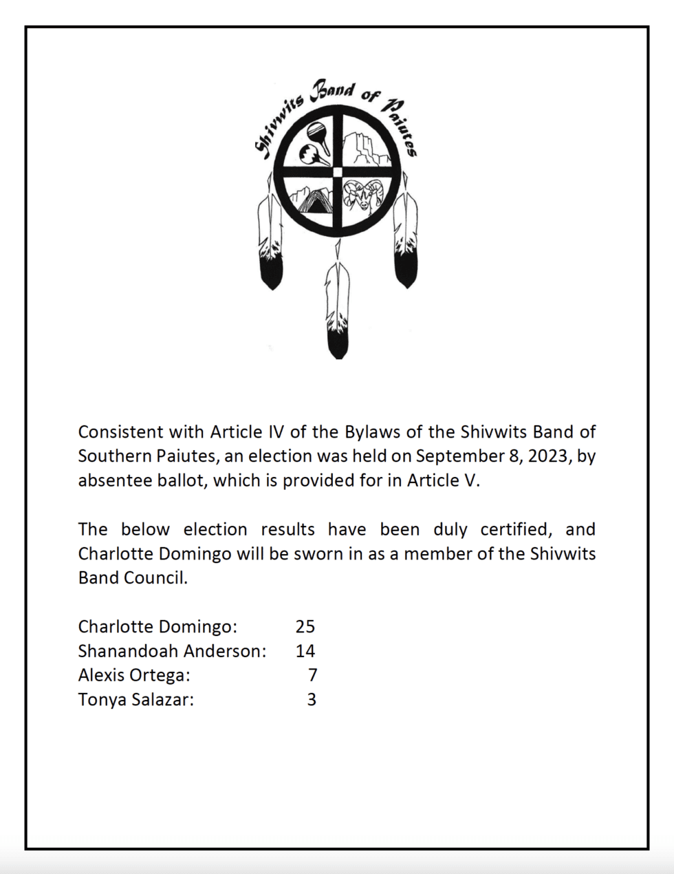 Shivwits Band of Paiutes | Official Website of the Shivwits Band