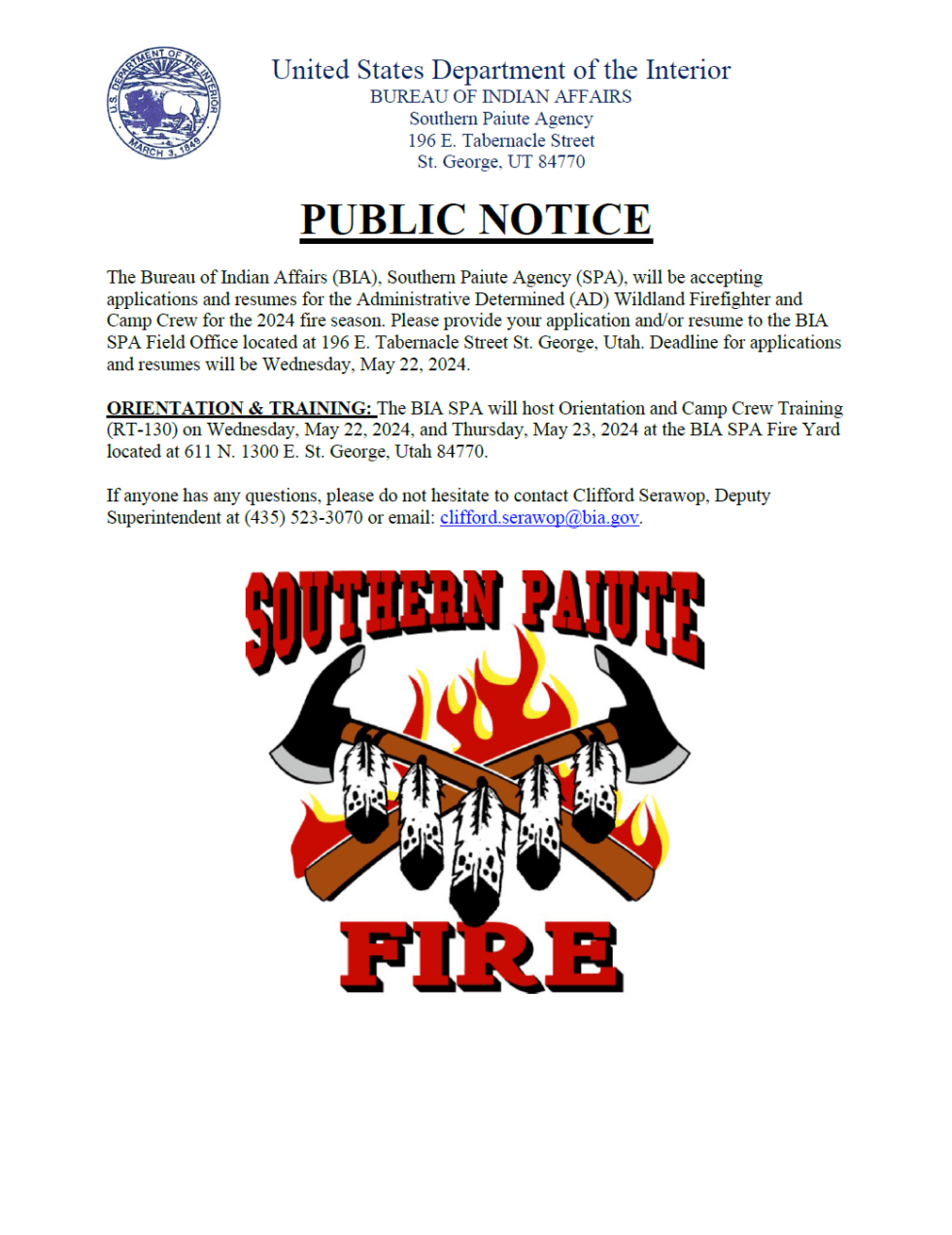 Shivwits Band of Paiutes | Official Website of the Shivwits Band