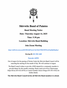 Shivwits Band of Paiutes | Official Website of the Shivwits Band